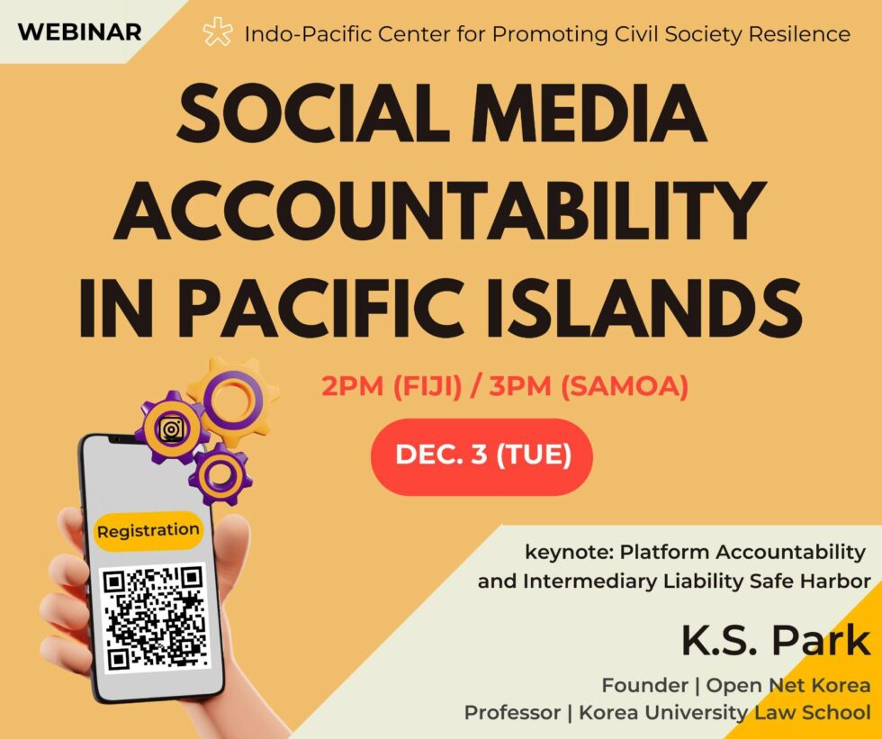 Open Net keynotes a Seminar on Social Media Accountability in Pacific ...
